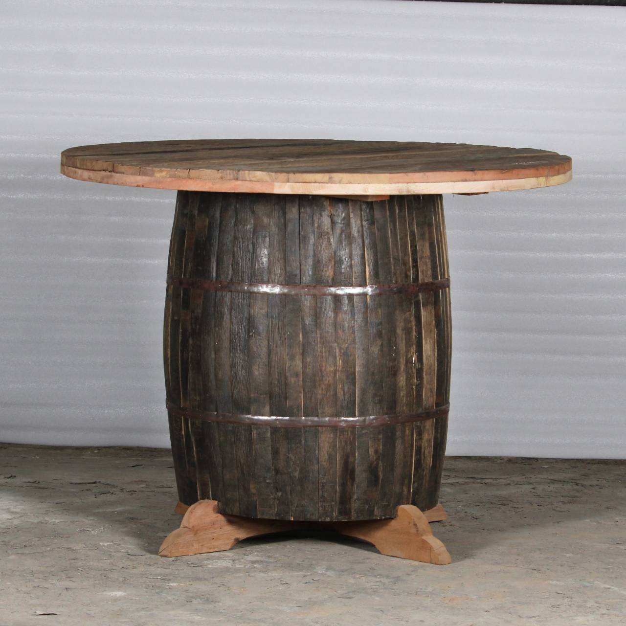 Wooden Barel Table