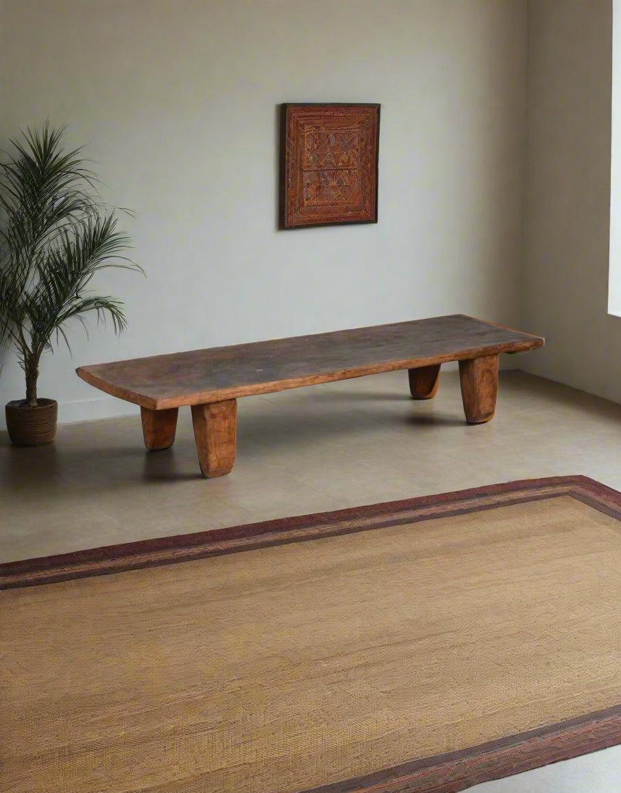 Tribal Naga Table | Handcrafted Traditional Naga Table India – Tesu
